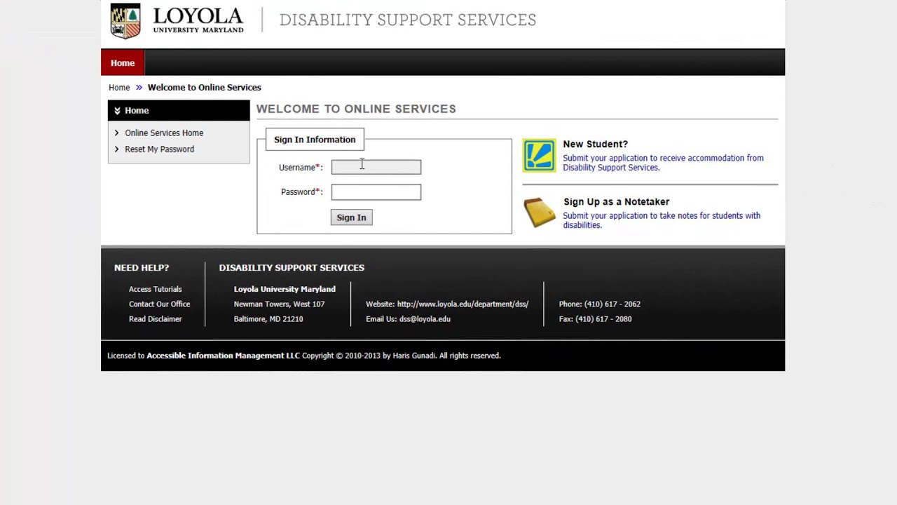 AIM Request Accommodations with Instructions