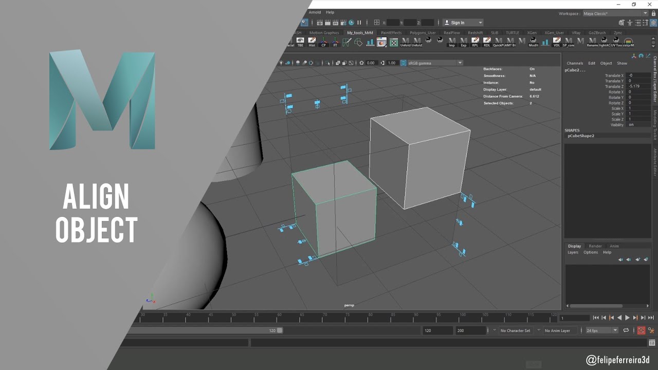Tips and Tricks - Align Objects / Maya - #0008