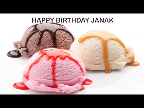 Janak Indian pronunciation Ice Cream & Helados y Nieves - Happy Birthday