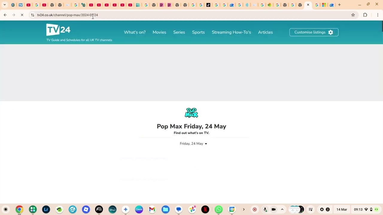 Pop Max Schedule 2024