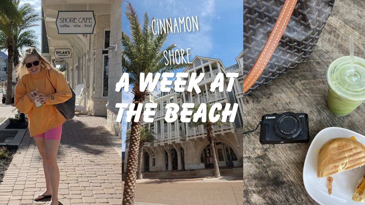 A Week at Cinnamon Shore, Texas 🌴 | Beach Days, Matcha, & Slow Mornings