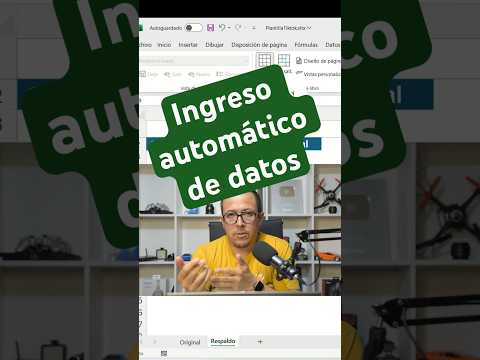 Cómo ingresar datos en una tabla y que se ingrese automáticamente en otra tabla. Excel