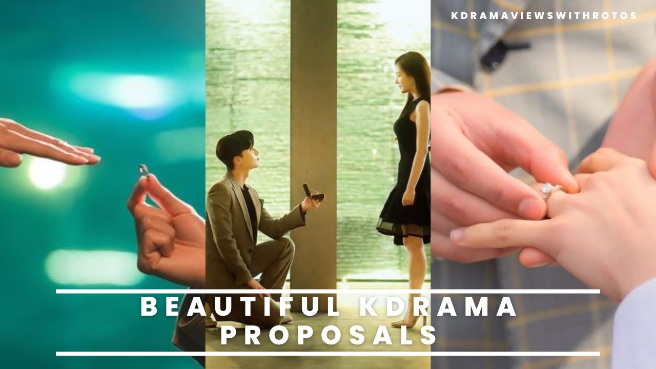 21 OF THE MOST ROMANTIC KDRAMA PROPOSALS OF ALL TIME!       #kdramas #proposal #romantic