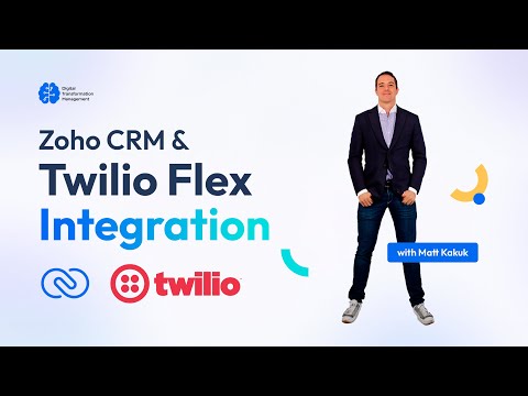 Twilio Flex and Zoho CRM Integration for inbound and outbound call centers.