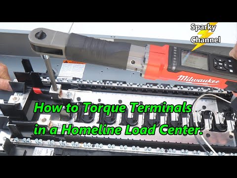 How to Torque Terminals in a Square D Homeline Load Center