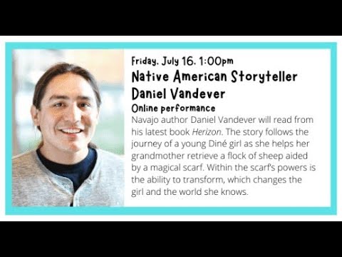 Daniel Vandever, Native American Storyteller and author of Herstory