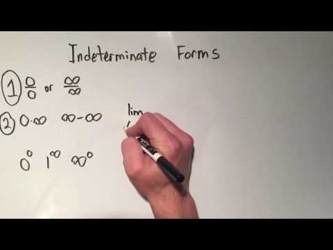 Indeterminate Forms Video Lecture - Mathematics Optional Notes for UPSC