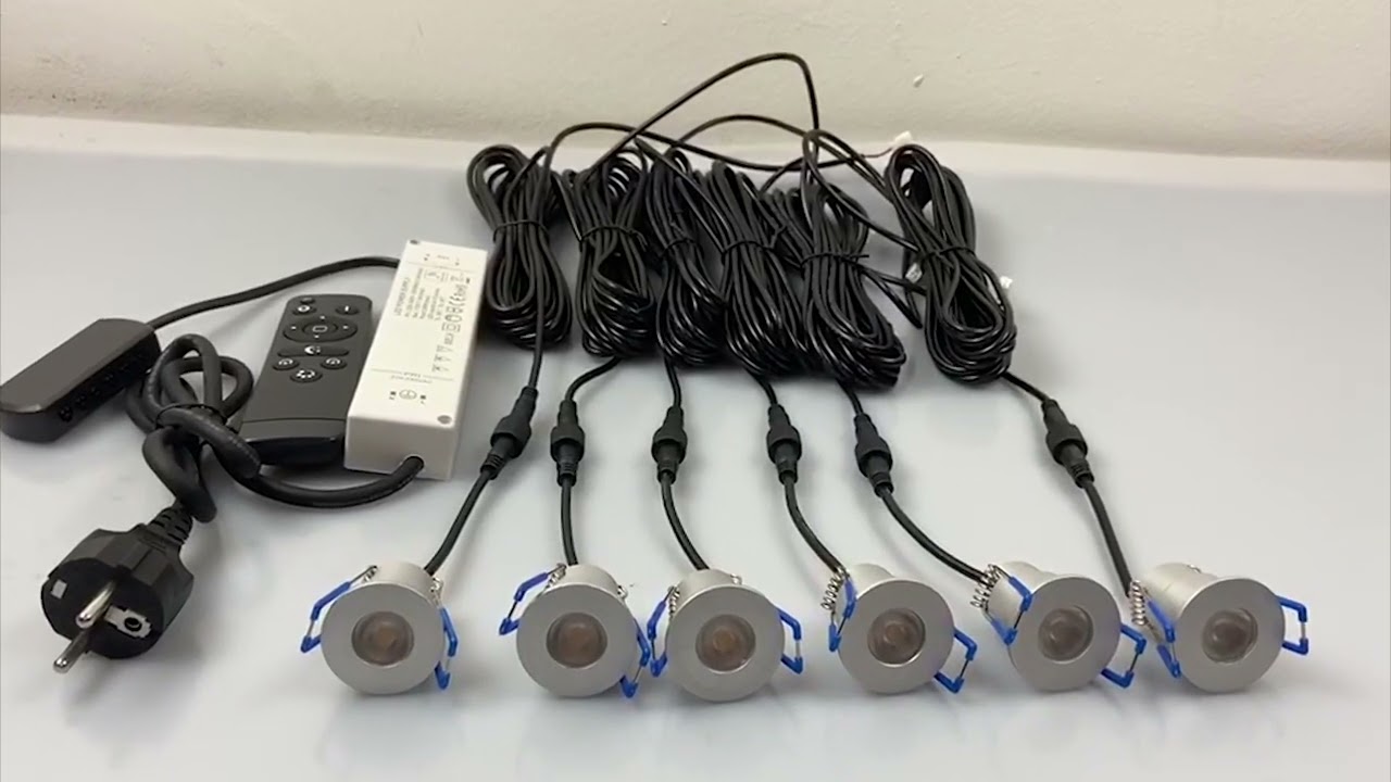 dimmable RF controlled IP65 waterproof mini led downlight