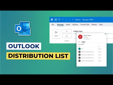 How to Create a Distribution List in Outlook | Microsoft Outlook Contact Group