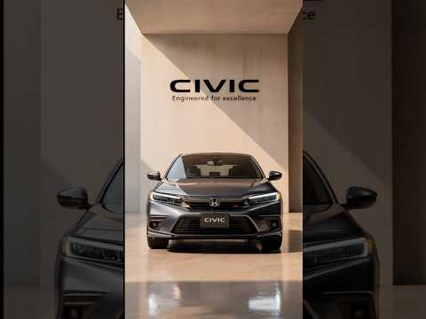 2025 Honda Civic RS – The Sporty Sedan You’ve Been Waiting For!#HondaCivicRS #2025CivicRS #luxurycar