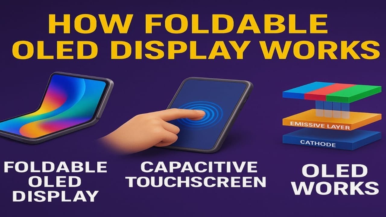 What's Inside FOLDABLE OLED Displays? |How Foldable OLED Display Works