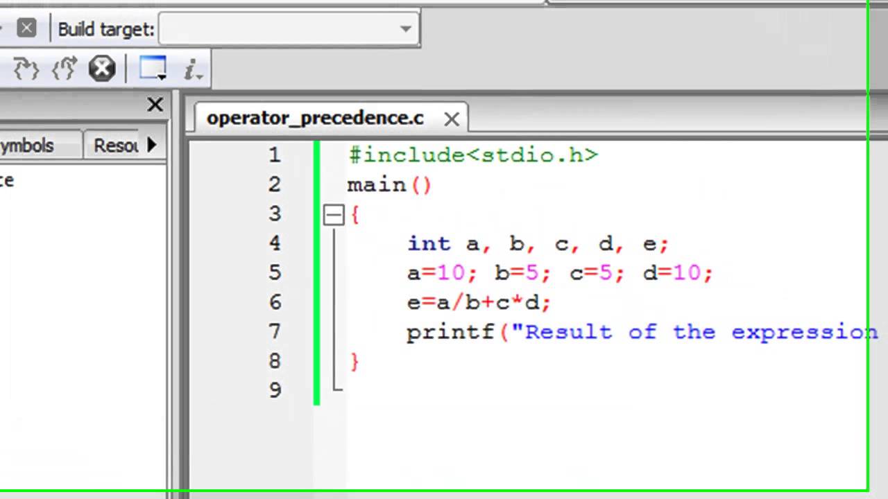 C Programming Tutorial - 12: Operator Precedence