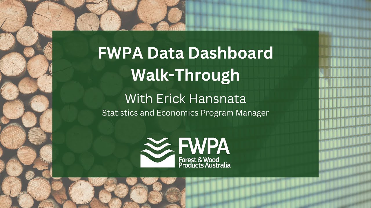 New FWPA Data Dashboard Walkthrough & Tutorial