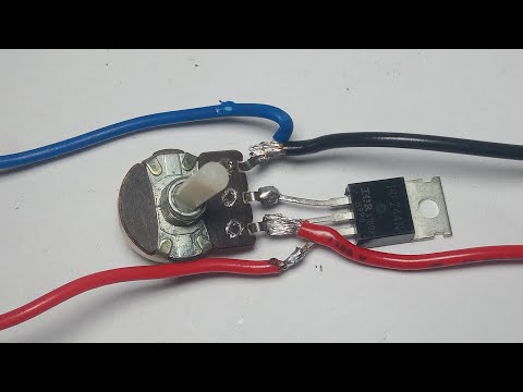 How To Make 12v DC Speed Motor Controller | Homemade
