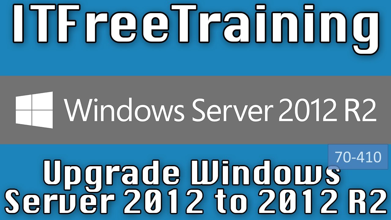 Upgrade Windows Server 2012 to 2012 R2