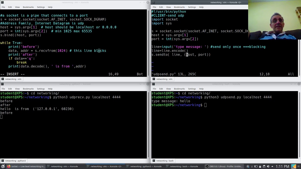 Python Network Programming - UDP