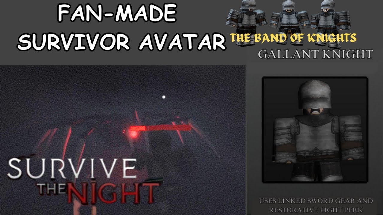 Gallant Knight: Custom Avatar | Survive The Night Roblox