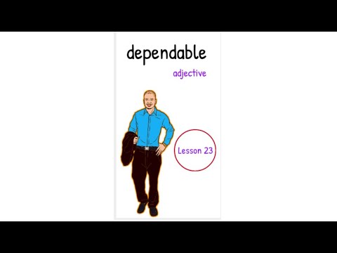 Word of the Day in English // Dependable // English Lesson 23 // #SHORTS