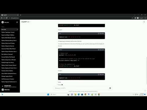 how to insert element into list python