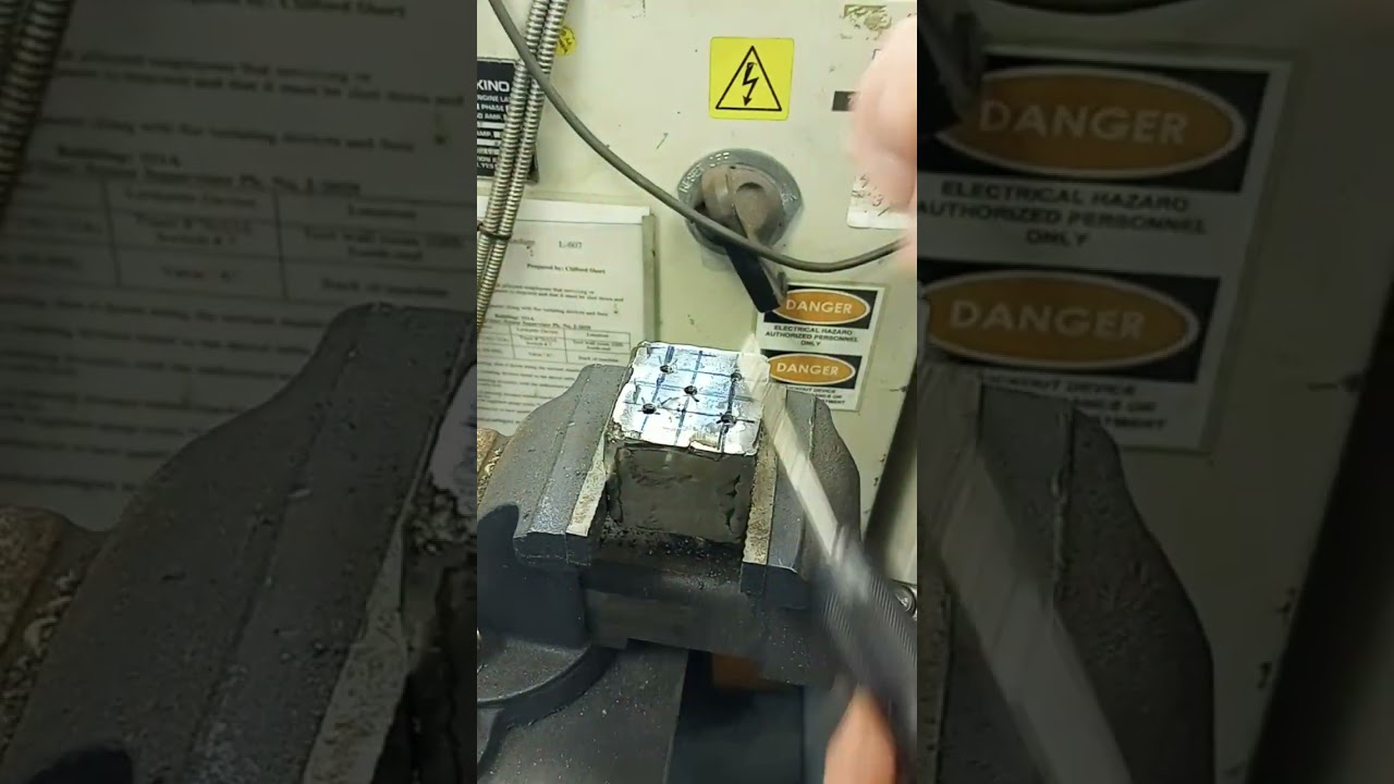 How to read a drill and tap chart and tap a hole.