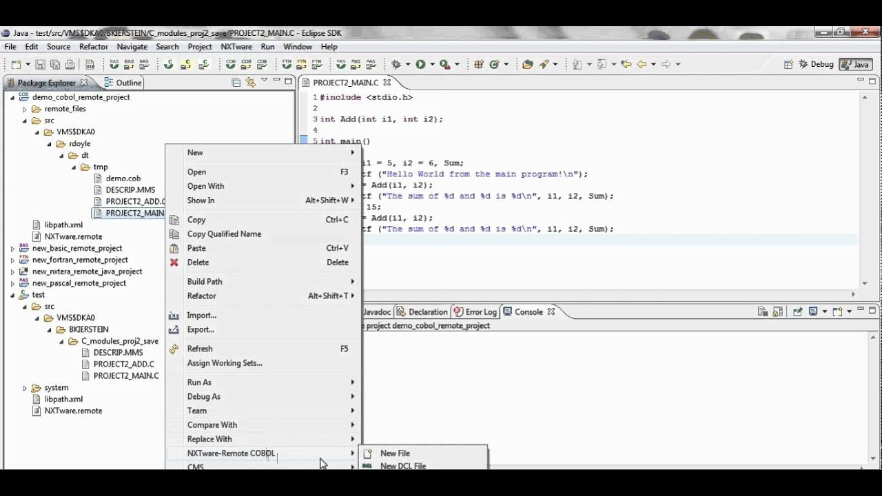 Remote Debugging with NXTware Remote and Eclipse