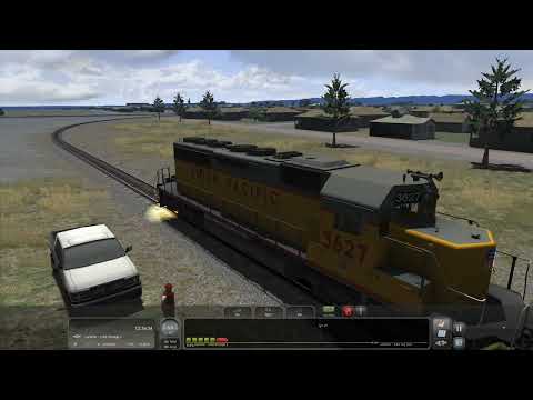 Steam Community :: Video :: Train Simulator Classic - [Jointed Rail EMD SD40-2] - Yard Work ...
