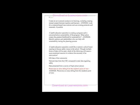 CHES EXAM CERTIFIED HEALTH EDUCATION SPECIALIST EXAM