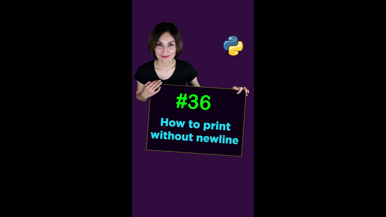 Print Without Newline Using end Parameter Python | How to Print Without a Newline Python
