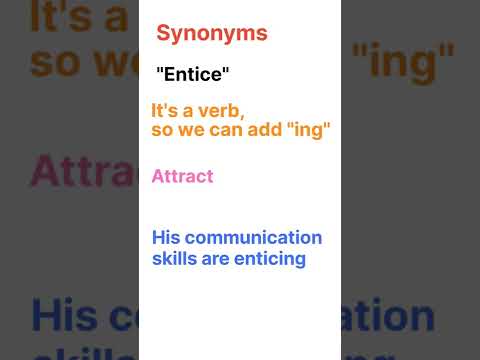 Spoken English in Tamil | Speak English fluently and confidently | Synonym for attract