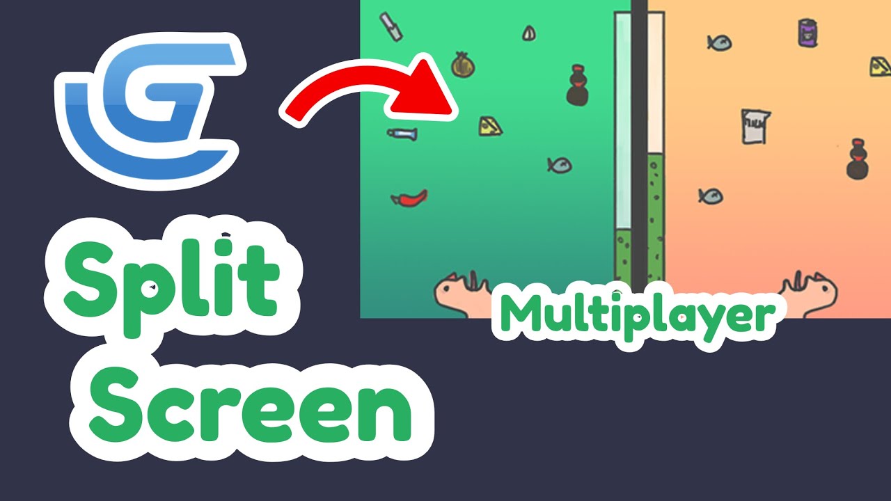 Create split screen for 2 players - How do I...? - GDevelop Forum