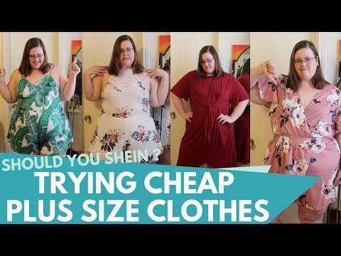 Cheap Shein Plus Size Clothing Summer Try On/ Review - Debt Free Vacation Cruise Wear!