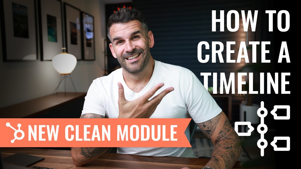 How to Create a Timeline on Your Website  [New CLEAN Module for HubSpot]