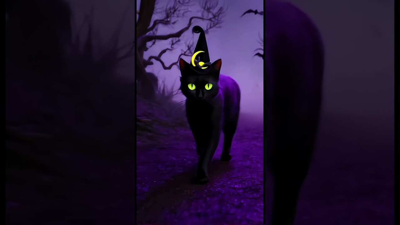 halloween spooky cat 2024 #shorts #ytshorts #halloween