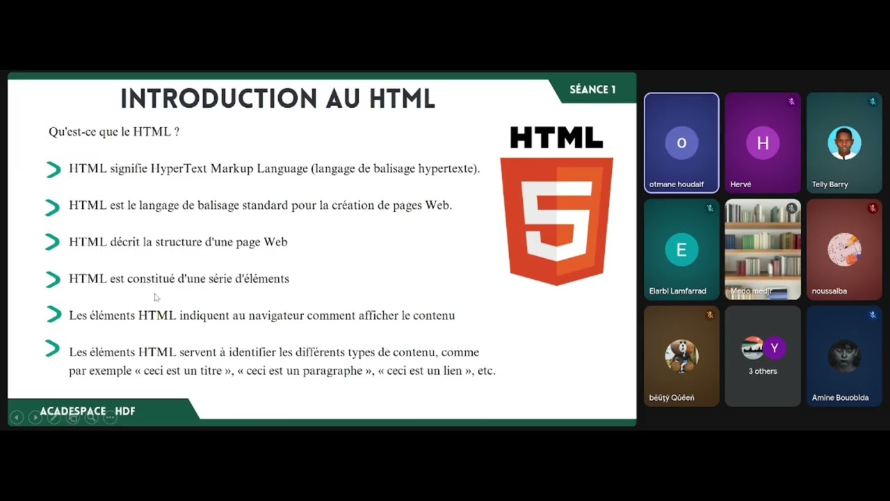 Formation Développement Web – Séance 1 : HTML, CSS, JavaScript + Installation VS Code