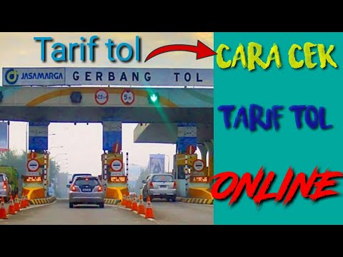 cara cek tarif tol || online 👍