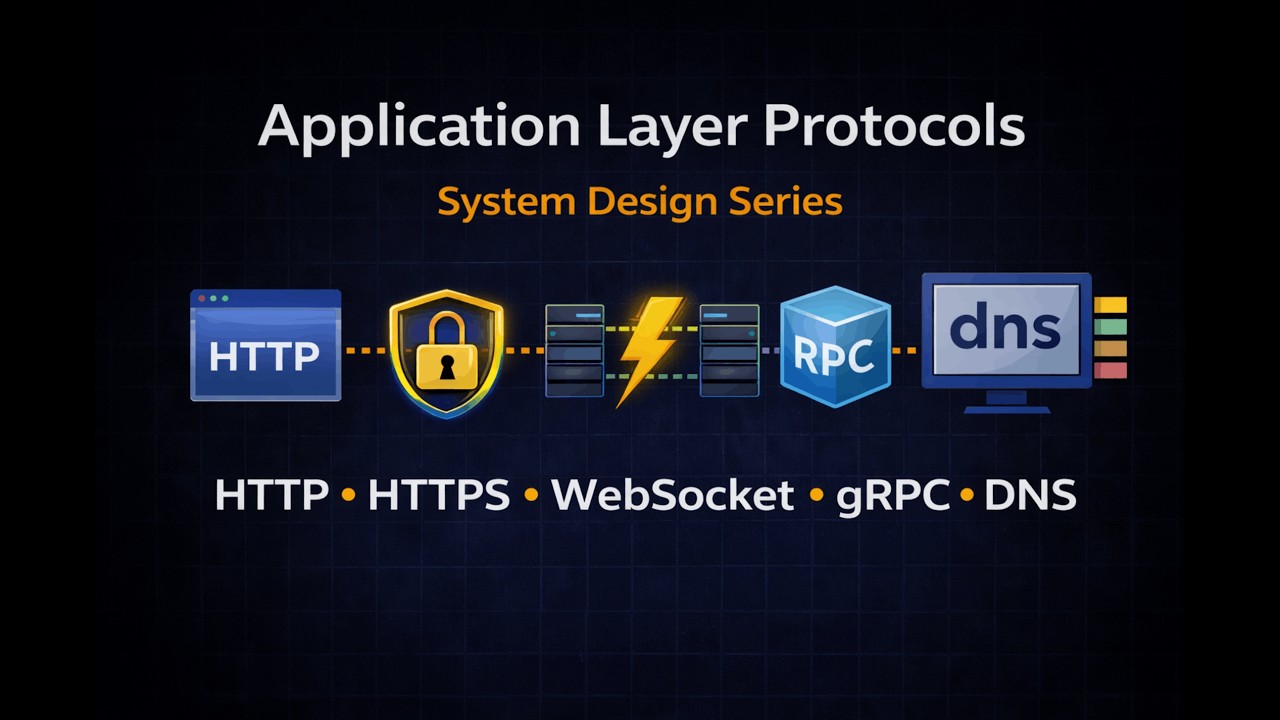 Application Layer Protocols Explained | HTTP, HTTPS, WebSocket, gRPC, DNS