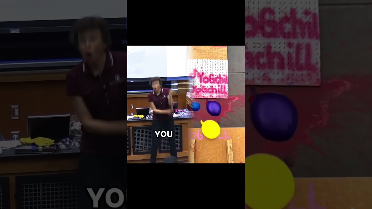 Water defies gravity. But how?! 💧👍 #shorts #DrTatiana #science