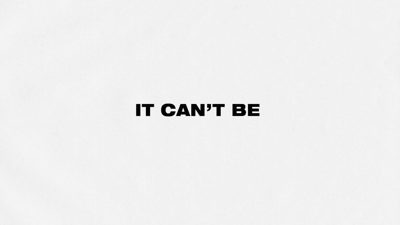 Jack Harlow - It Can't Be [Official Lyric Video]