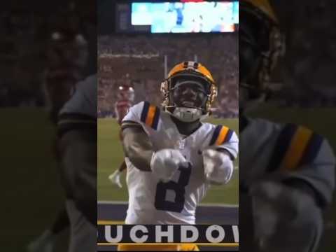 Malik Nabers touchdown celebration! #lsu #nfldraft #nfl #cfb #shorts