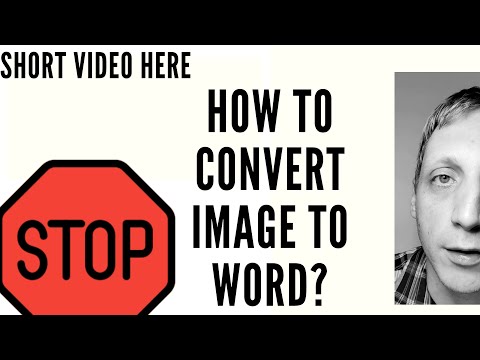 OCR - How To Convert Image (JPG) to Word - FREE software