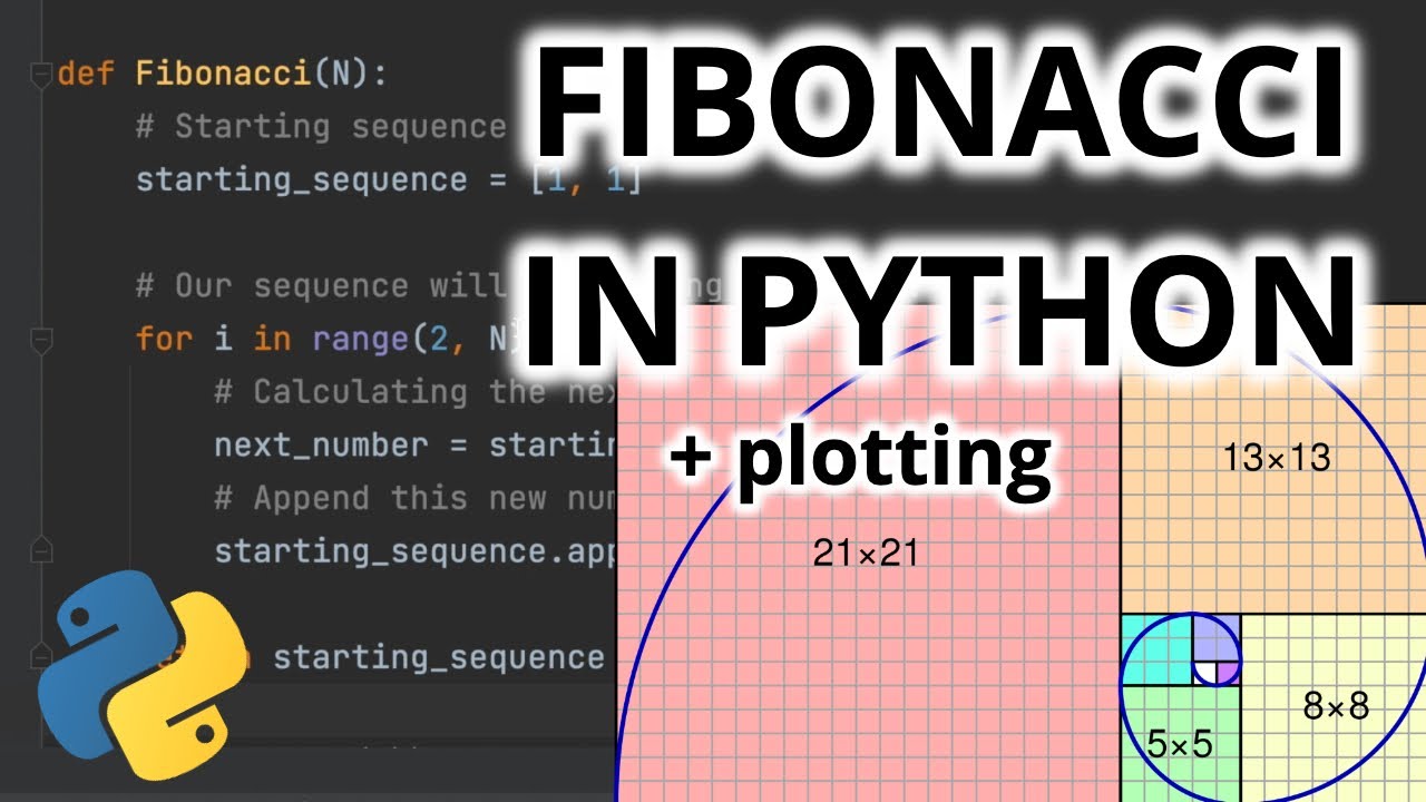 Fibonacci Sequence in Python WITH PLOTS! Beginner Tutorial