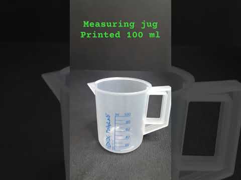#measuringcups #science #laboratory #measuringtools Measuring Jug or Cup 100 ml printed small Jug