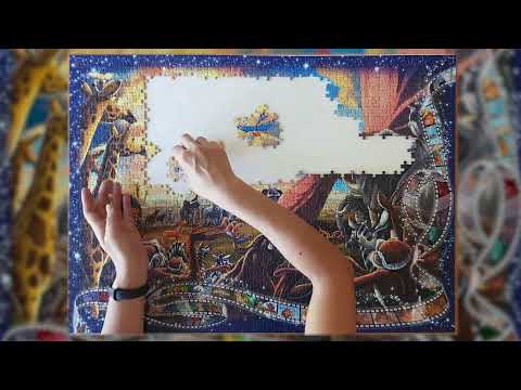 The Lion King Disney Collection Ravensburger 1000 Pieces - Time Lapse Video