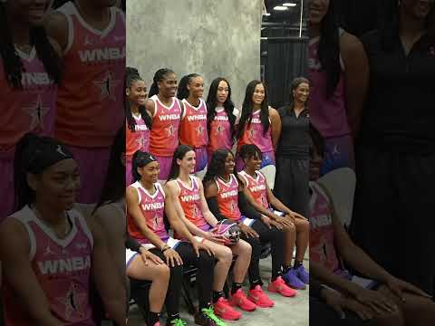 Behind-The-Scenes of the 2024 WNBA All-Star Team Photo 📸⭐️ | Indiana Fever