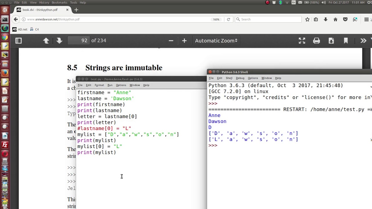 Python 3 Strings and String Methods