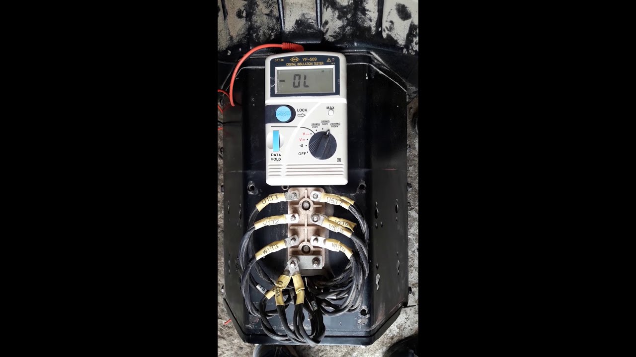 How to megger test generator alternator