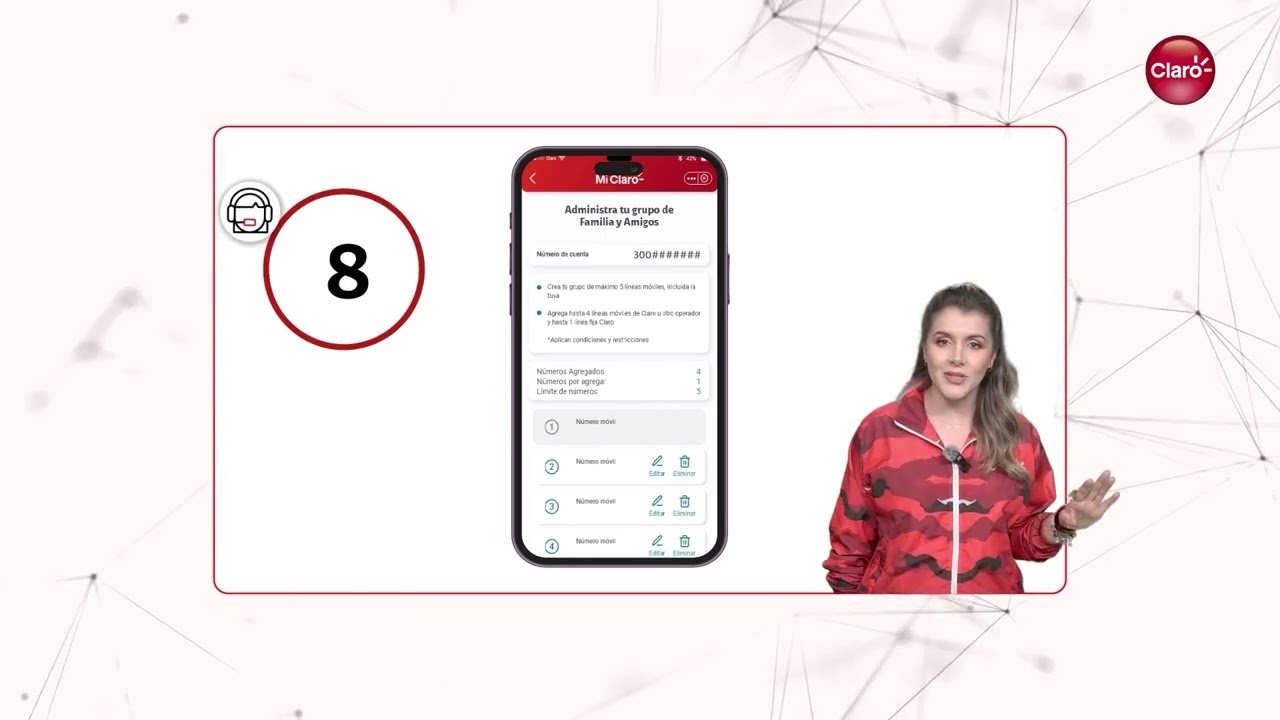 Administra tus elegidos desde Super App Mi Claro