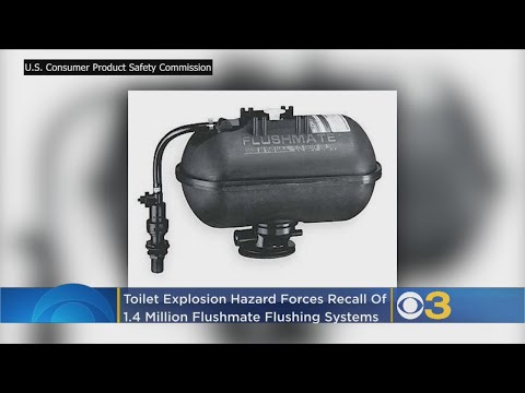 Exploding Toilets Prompts Recall Of 1.4 Million ‘Flushmate’ Flushing Systems