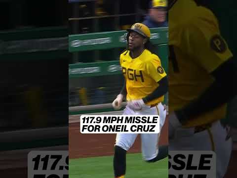 117.9 MPH Missle For Oneil Cruz 🚀 #MLB #Pirates
