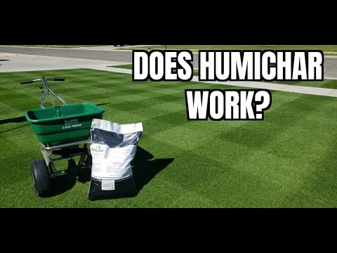 Humichar the best Biochar for lawns? First application of Humichar